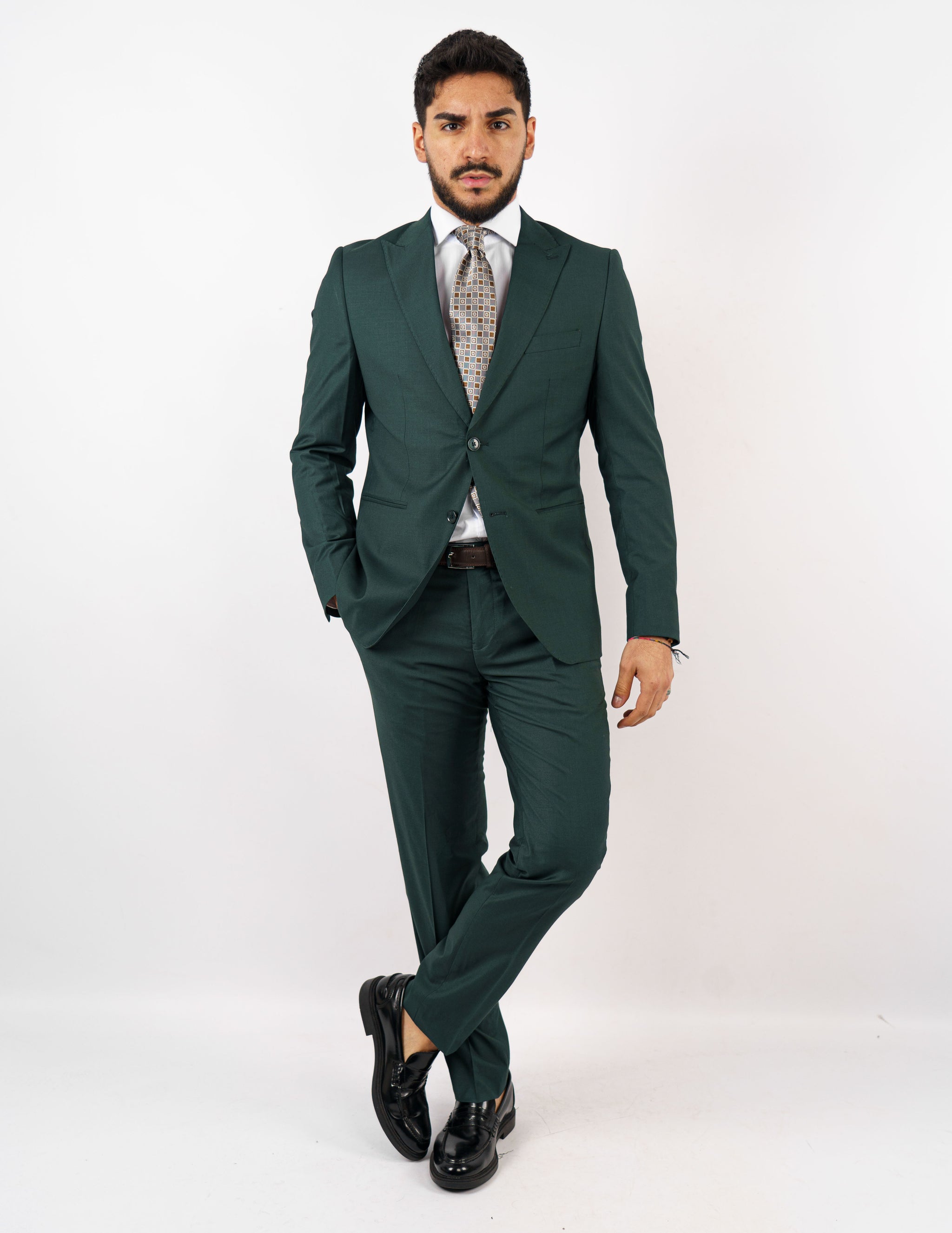 abito monopetto elegante slim